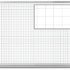 EZGrid 1-Inch Ghost Isometric Grid Whiteboard - Magnetic