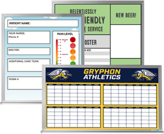 Custom Printed Whiteboards Gallery - Custom Dry Erase Boards
