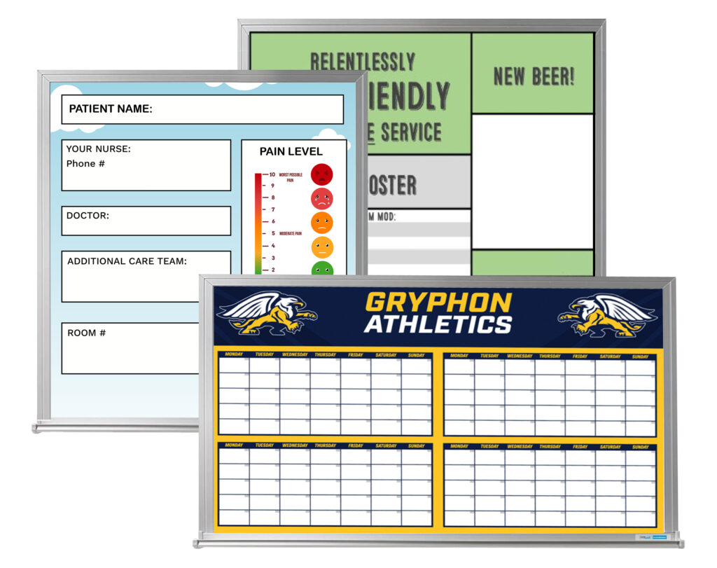 Custom Printed Whiteboards Enhance Communications