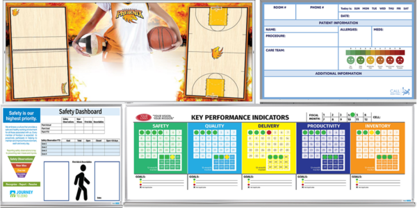 Custom Printed Whiteboards Gallery - Custom Dry Erase Boards